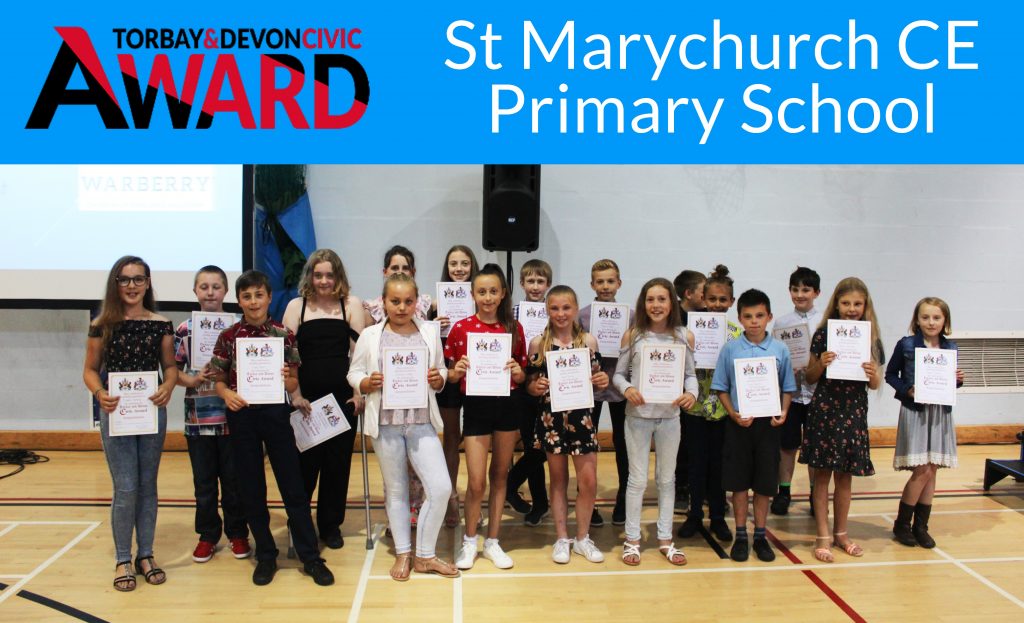 2018 Torbay & Devon Civic Award Presentation 1 at St Cuthbert Mayne School